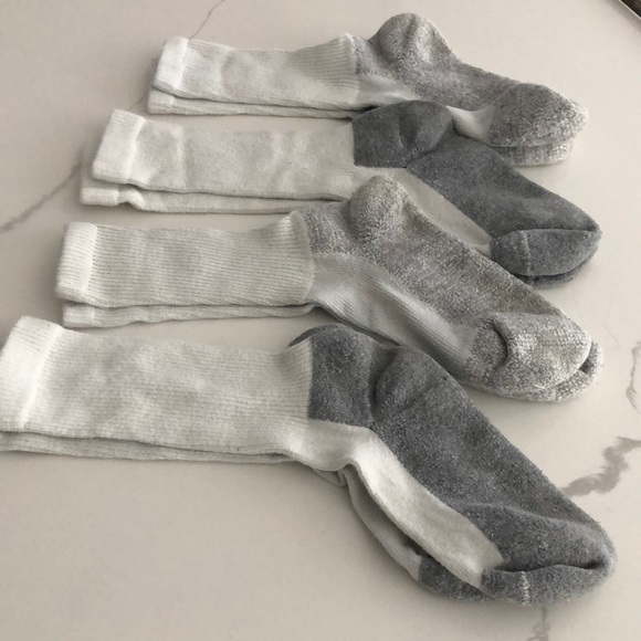 Underwear & Socks | Mens White Crew Socks Bundle Of 4 Pairs | Poshmark